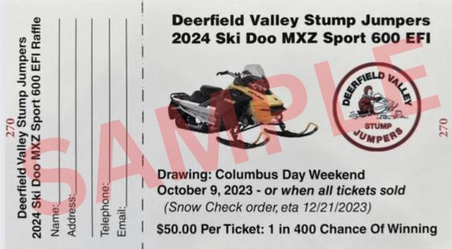 RAFFLE 2024 137" track 600 Ski-Doo | VAST
